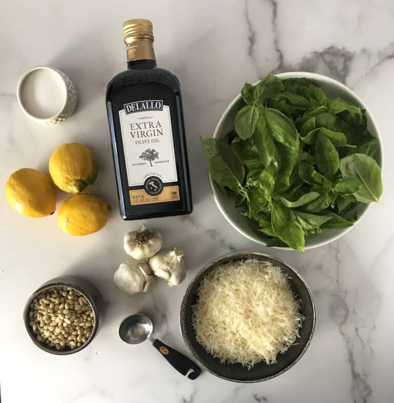 Fresh Basil Parmesan Pesto - Cooking Up Memories