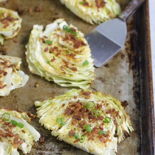 Roasted Brussels Sprouts with Bacon - Cooking Up Memories