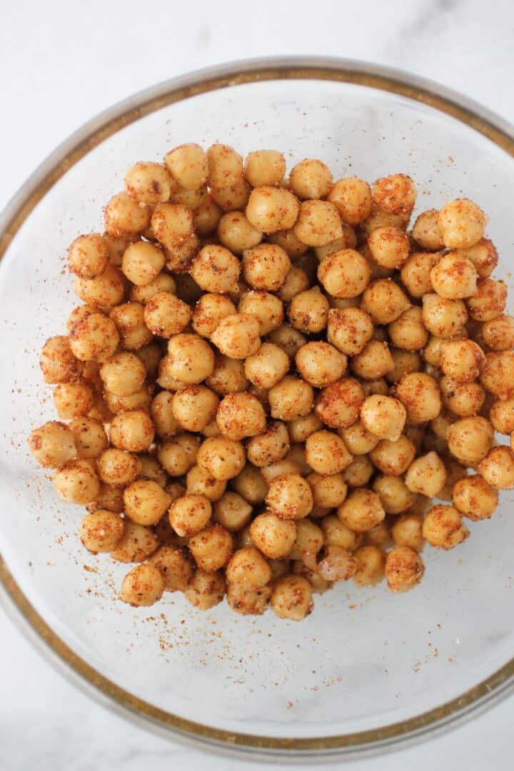 Easy Spicy Roasted Chickpeas - Cooking Up Memories