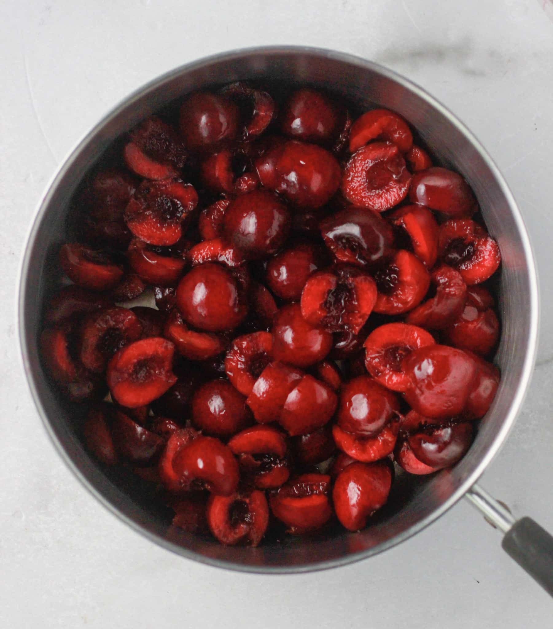 Cherry Simple Syrup - Cooking Up Memories