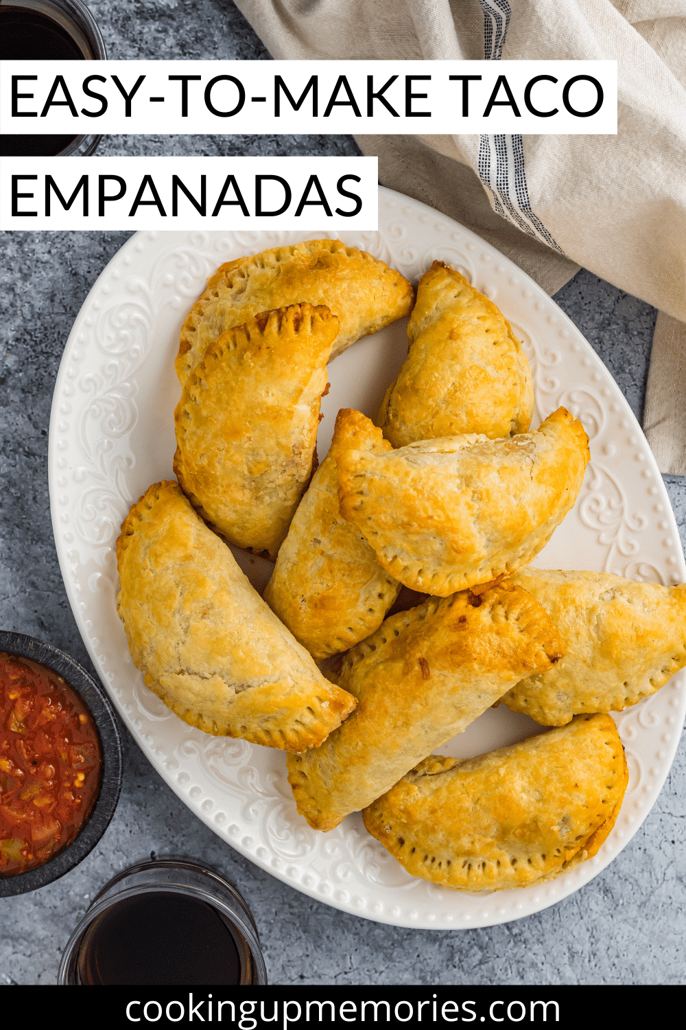 Taco Empanadas - Cooking Up Memories
