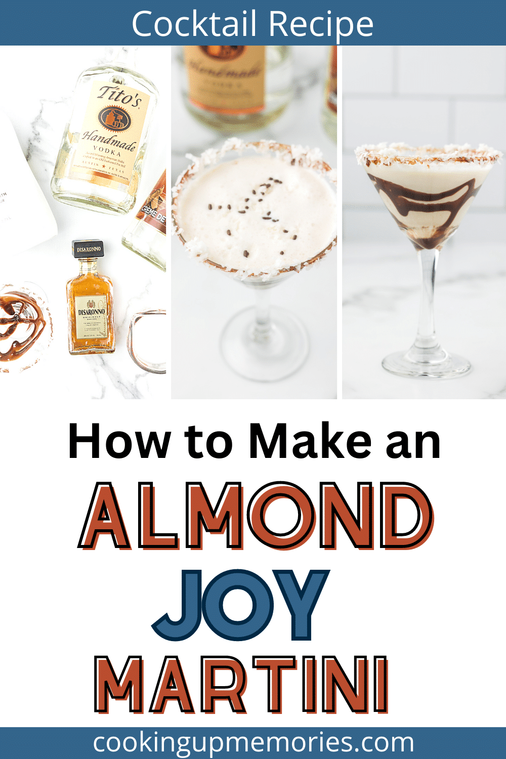 Almond Joy Martini Vodka Recipe - Cooking Up Memories
