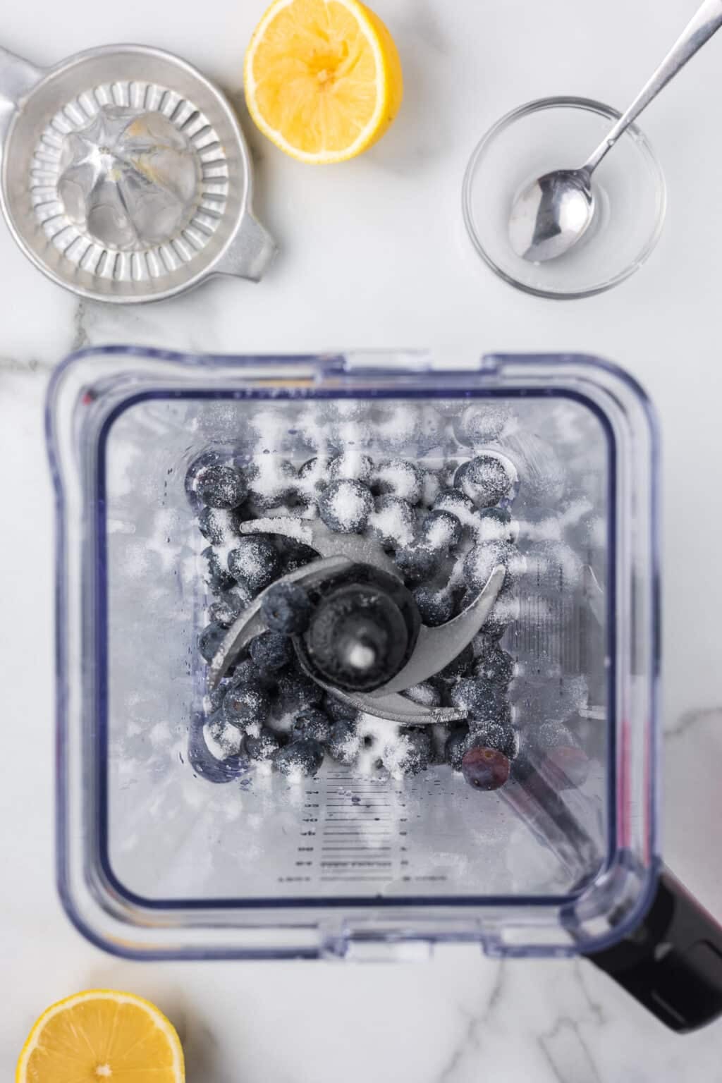 Fresh Blueberry Puree for Cocktails - Cooking Up Memories