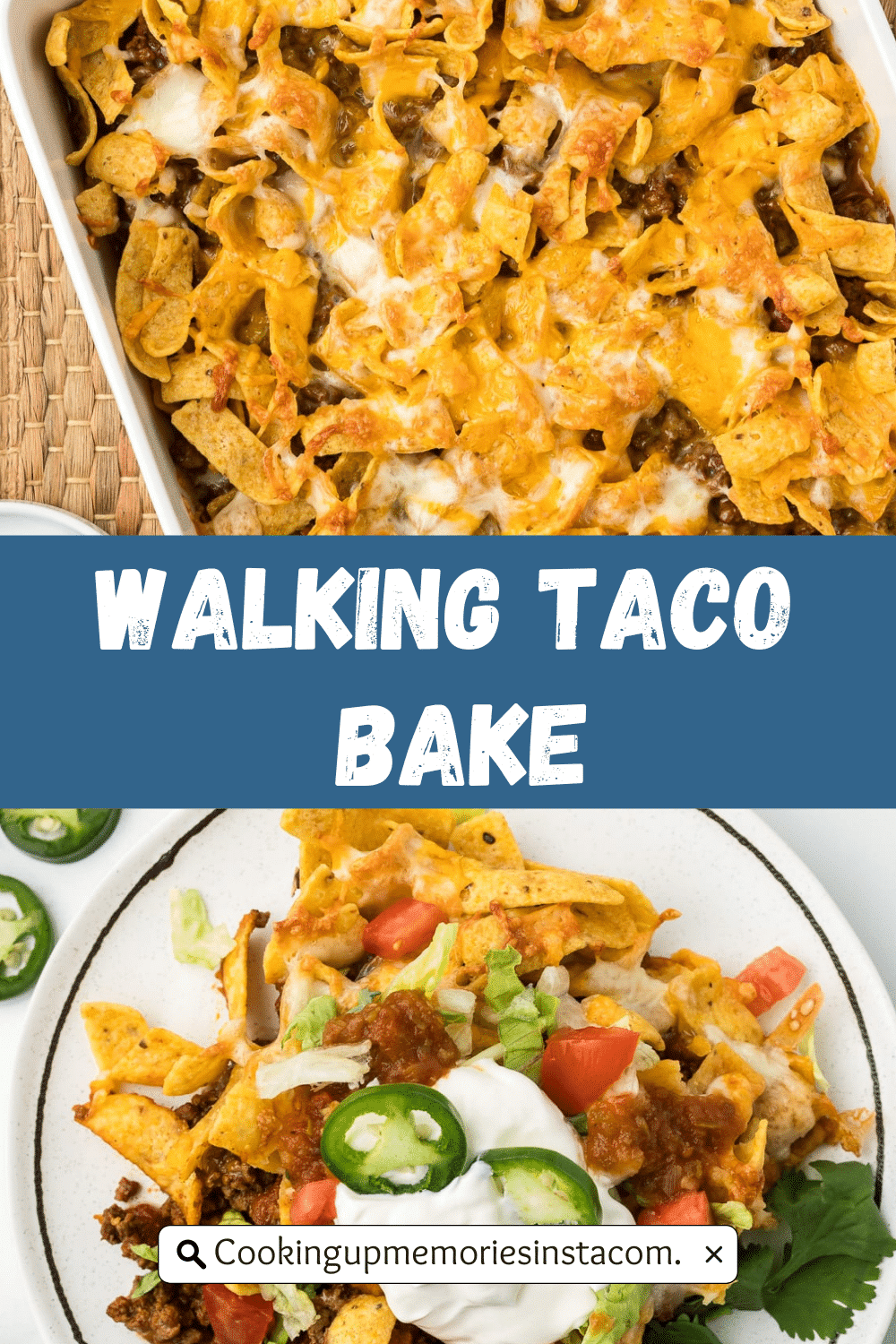 Quick and Easy Walking Taco Bake with Fritos - Cooking Up Memories