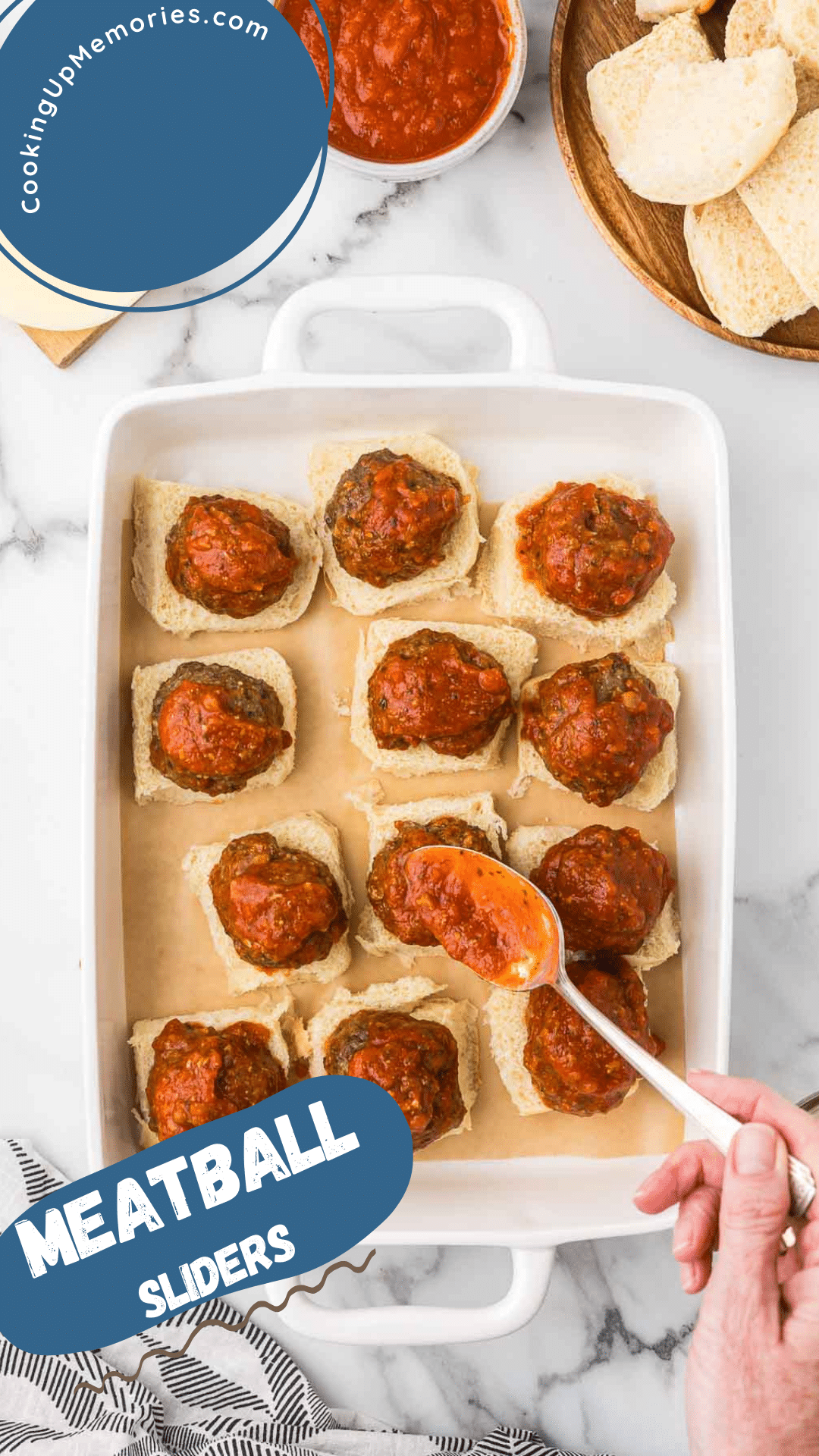 King's Hawaiian Roll Meatball Sliders Recipe - Cooking Up Memories