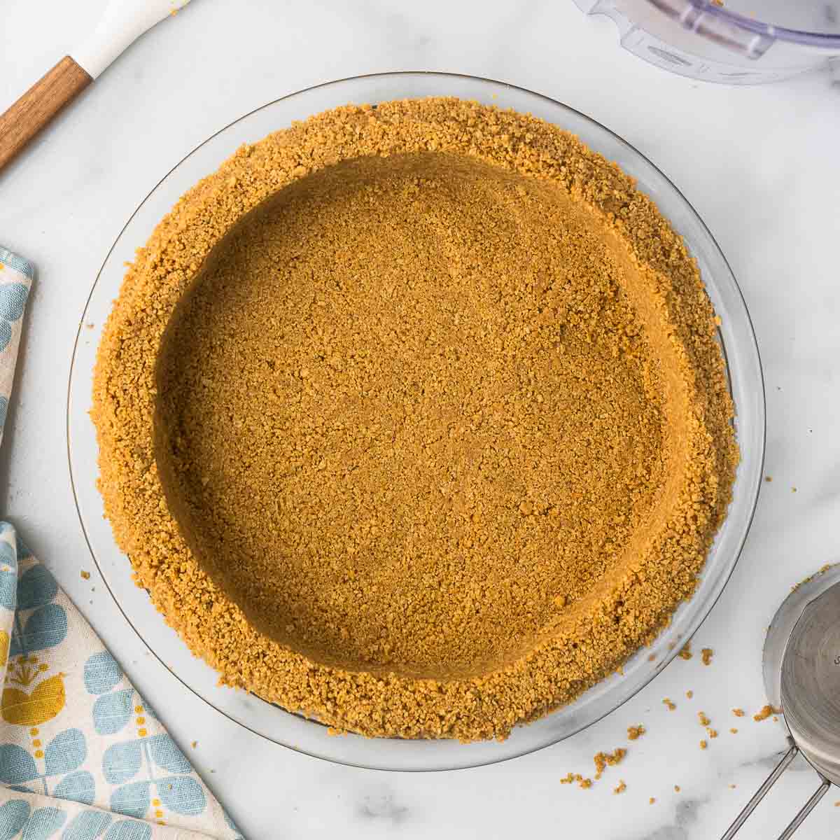 No Bake Graham Cracker Crust - Cooking Up Memories