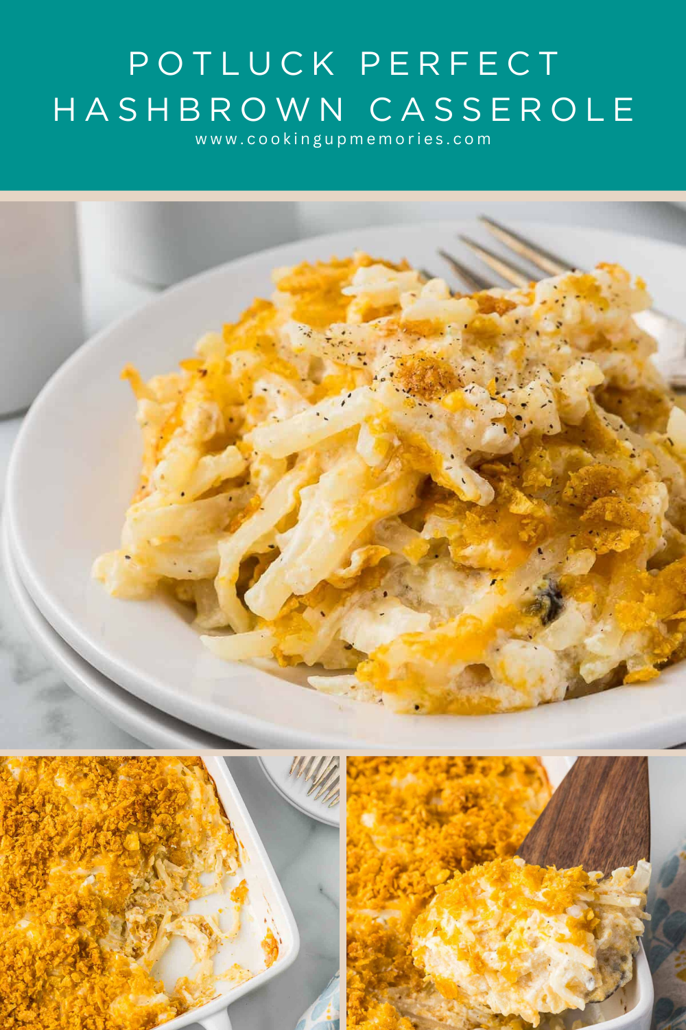 Party Potatoes Recipe (Perfect Potluck Dish) - Cooking Up Memories